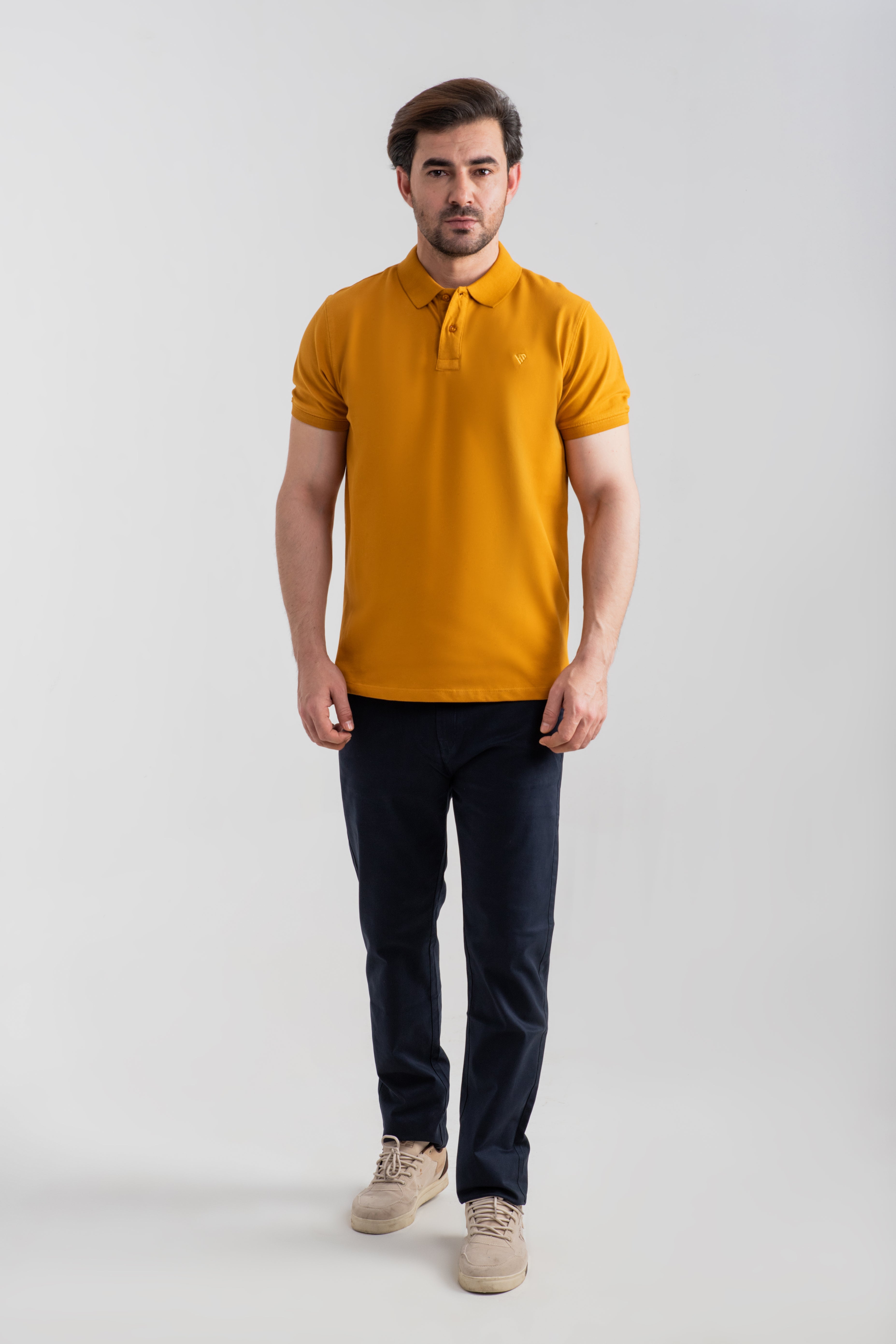 MUSTARD BASIC POLO – Human