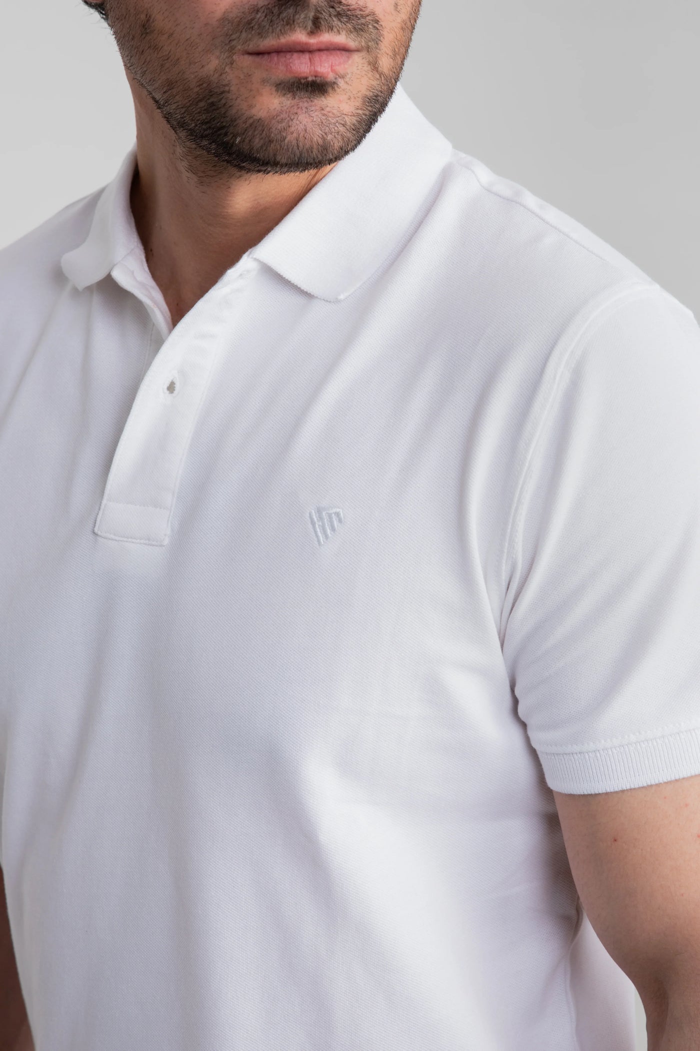 ORIGINAL WHITE BASIC POLO – human.com.pk