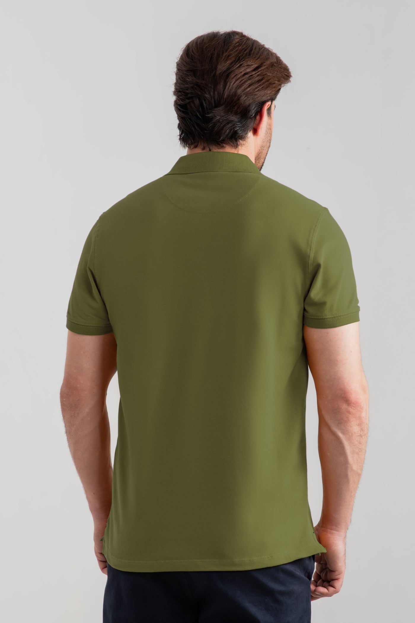 SAGE GREEN BASIC POLO – human.com.pk